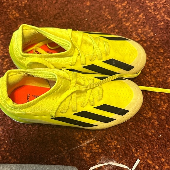 adidas | Shoes | Adidas Kids Bright Yellow And Black Sneakers | Poshmark